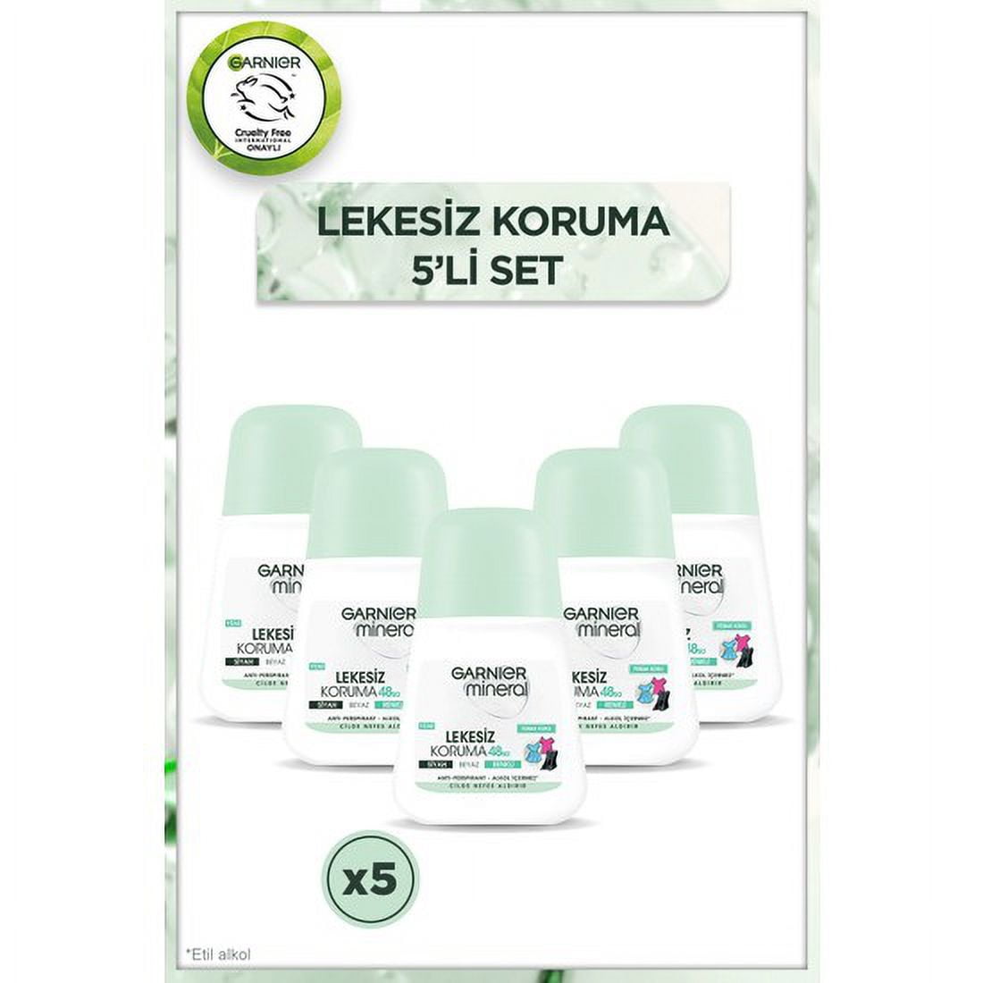 Garnier 5 Piece Mineral Stainless Protection Roll-On Deodorant Set ...