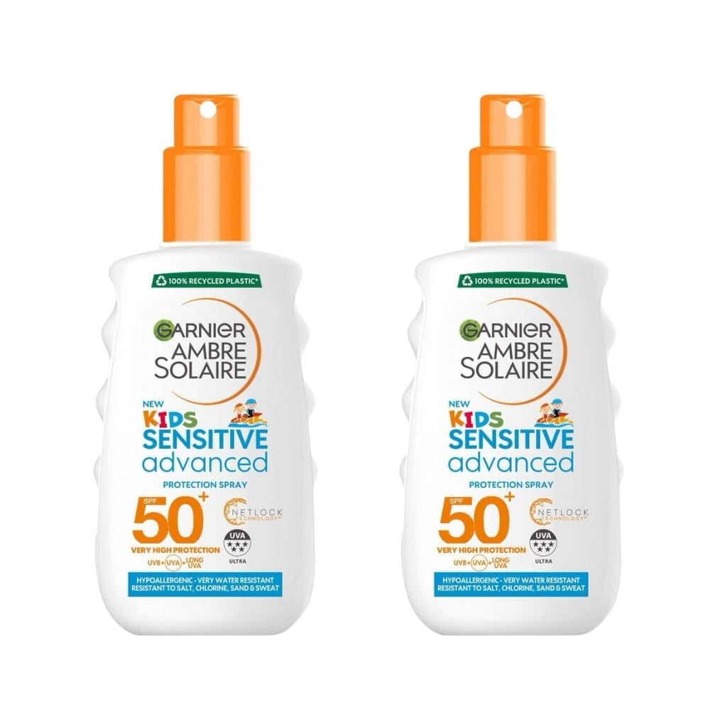Garnier Ambre Solaire Kids Sensitive Advanced Sun Cream Spray SPF50 ...