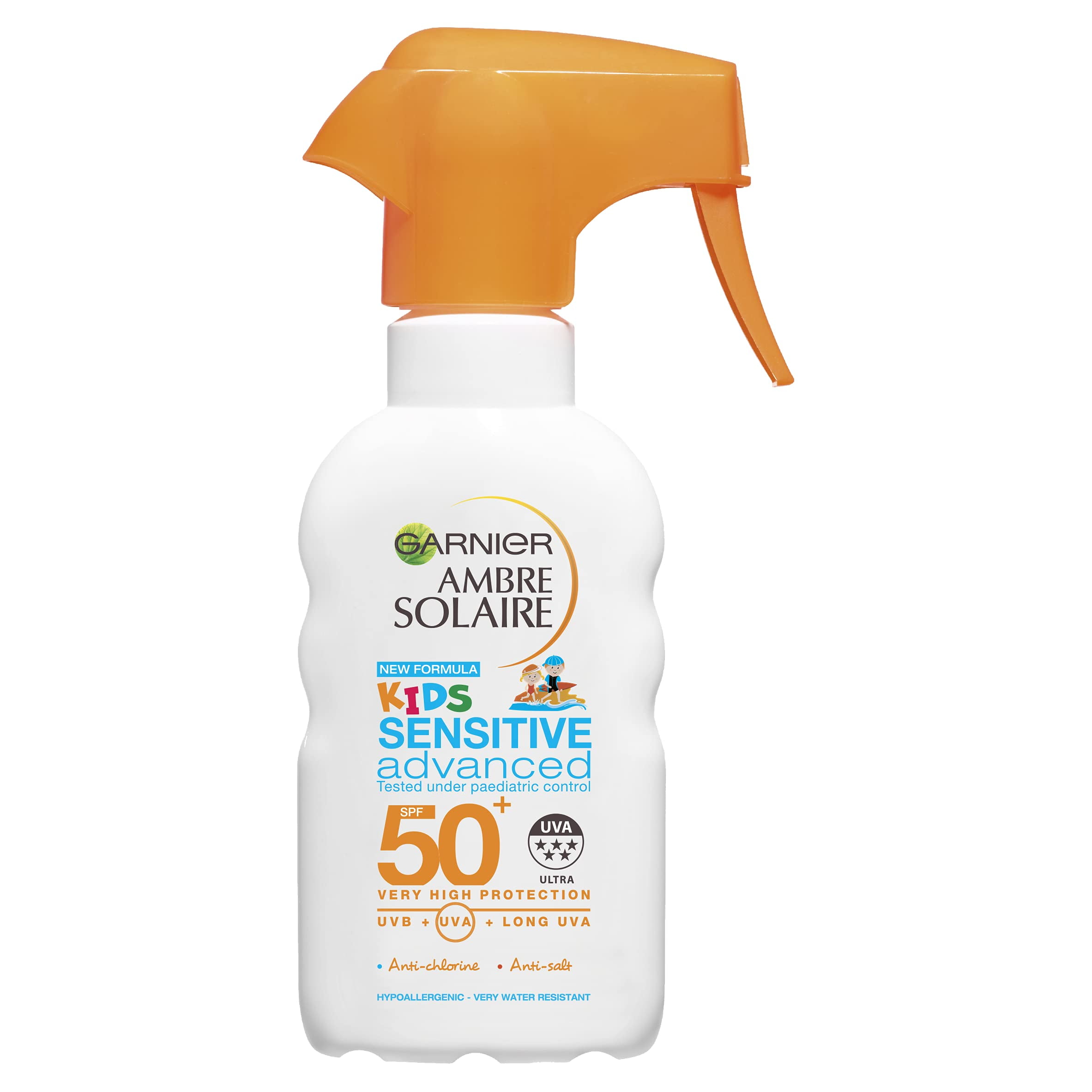 Garnier Ambre Solaire SPF 50 Resisto Swim Kids Spray 200 ml - Walmart.com