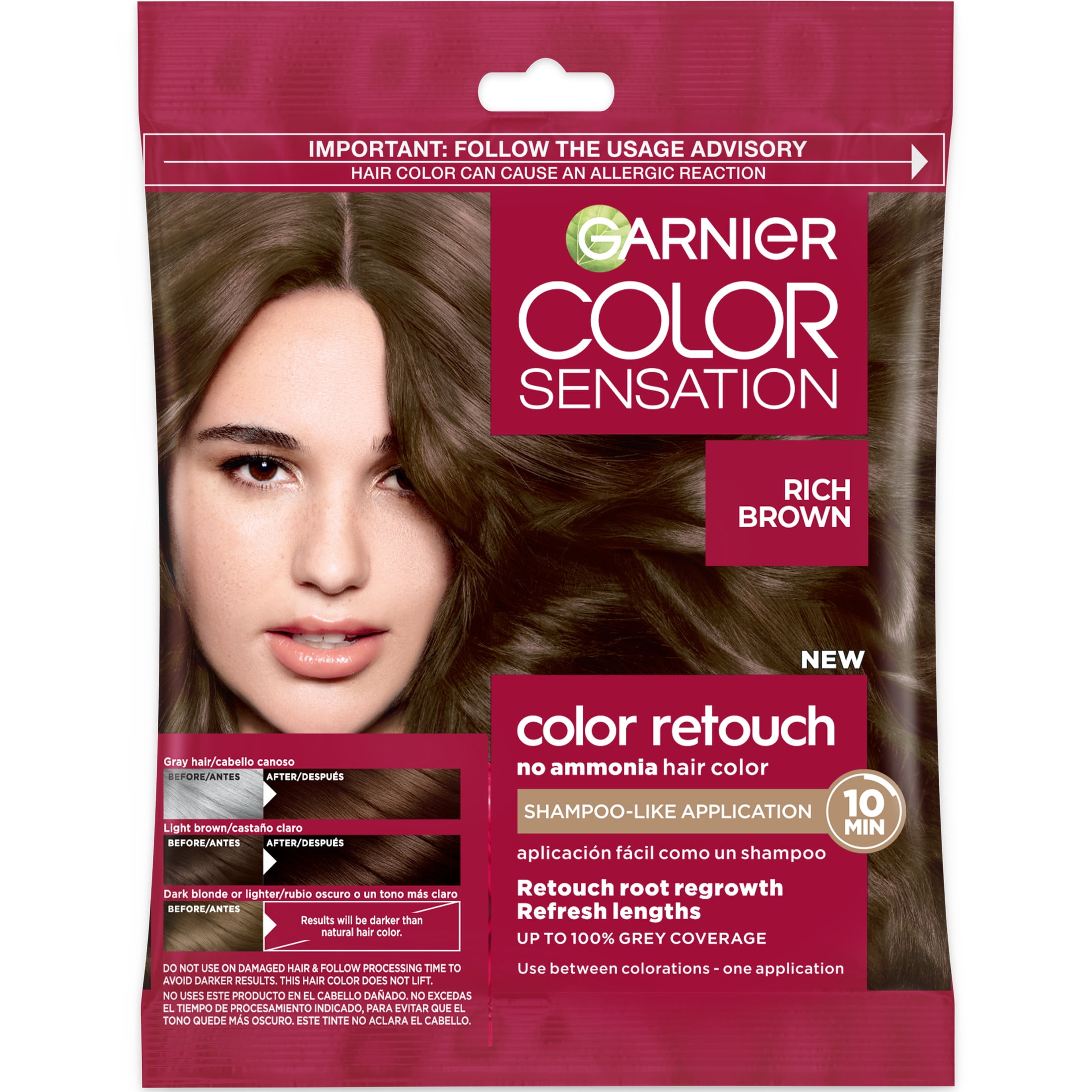 Garnier Color Sensation Color Retouch Permanent Hair Color for Adults ...