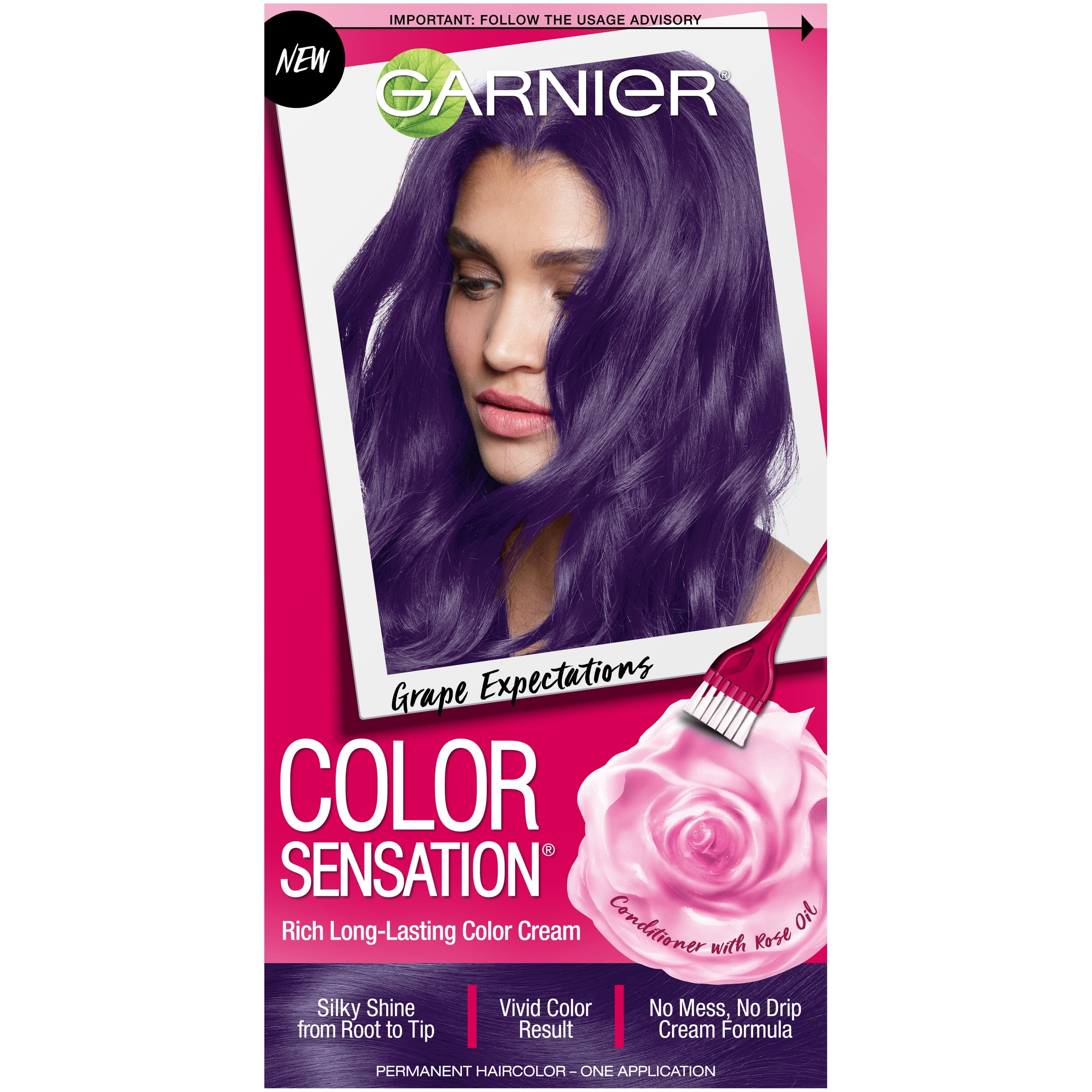 Garnier Color Sensation 5.21 Grape Expectations Intense Purple Hair ...