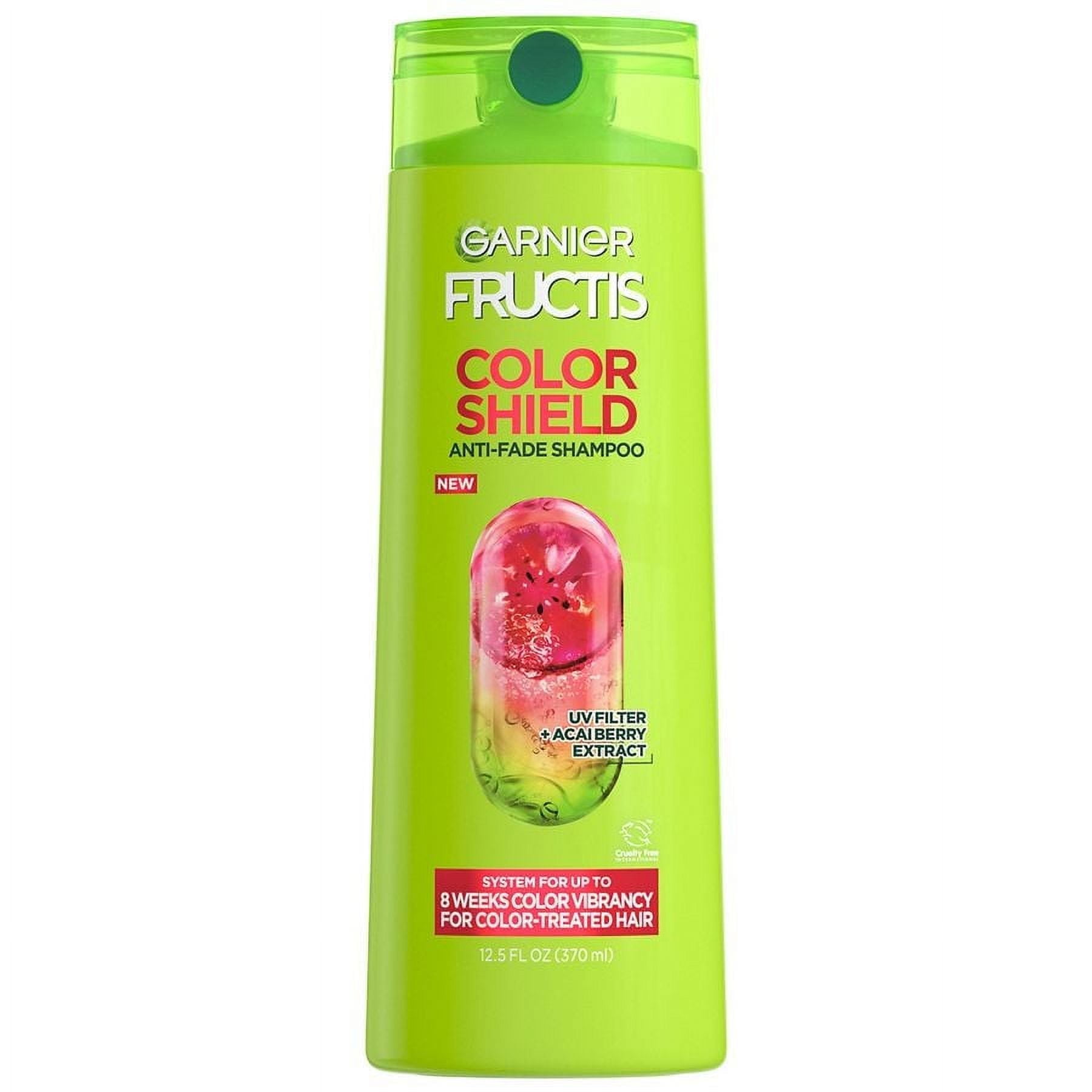 Garnier Fructis Color Shield Anti-Fade Shampoo for Color-Treated Hair ...