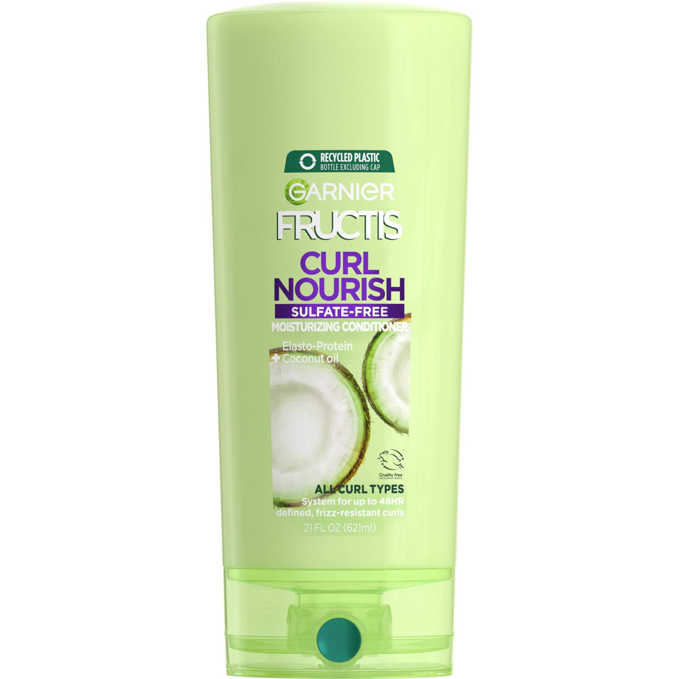 Garnier Fructis Curl Nourish Conditioner with Coconut Oil, 21 fl oz ...