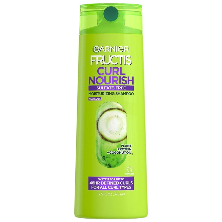 Garnier Fructis Curl NourishCurl Nourish Sulfate-Free Shampoo for All ...