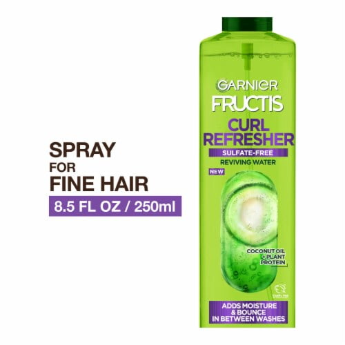 Garnier Fructis Curl Refresher Reviving Water Spray Sulfate Free for ...
