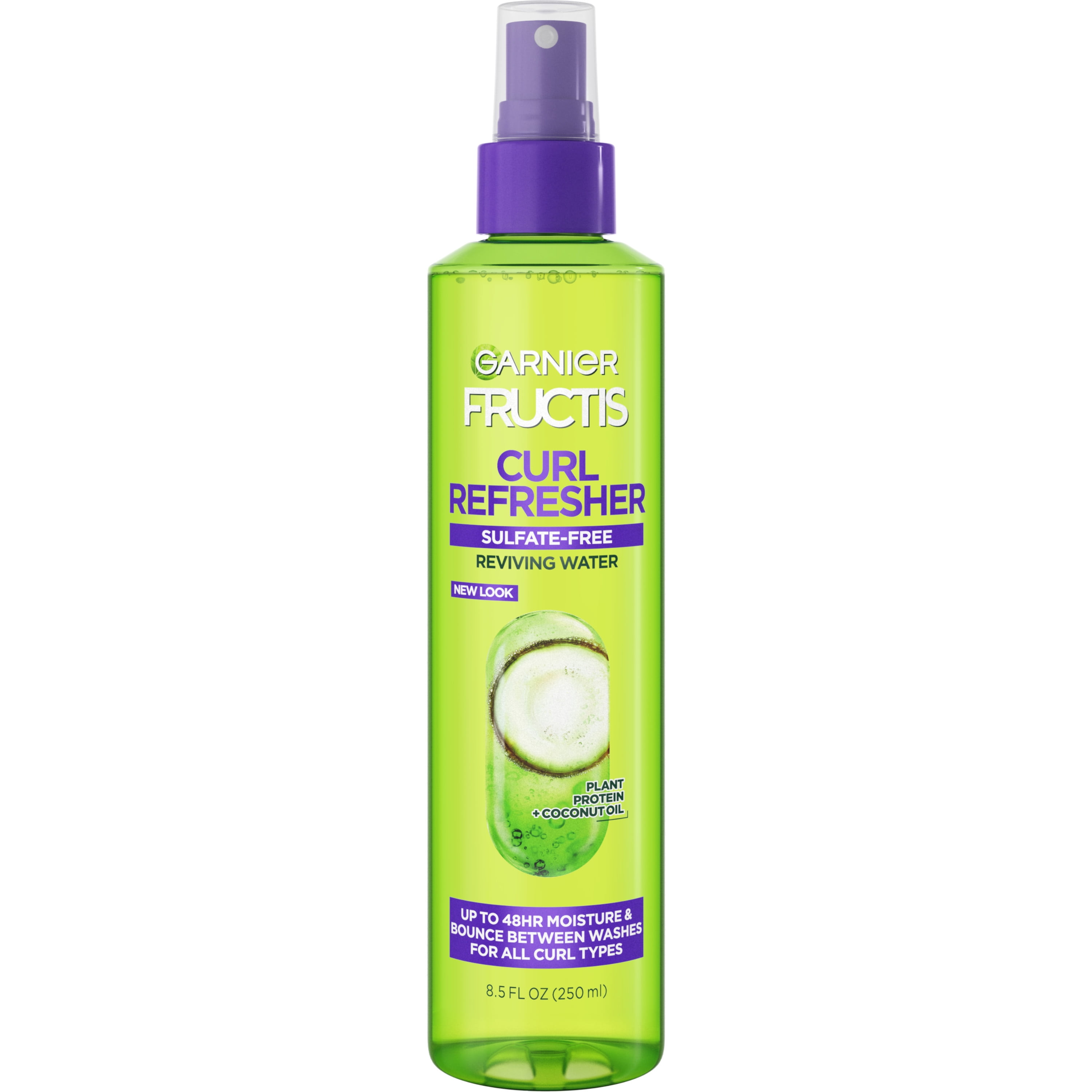 Garnier Fructis Curl Refresher Reviving Water Spray with Coconut Water ...