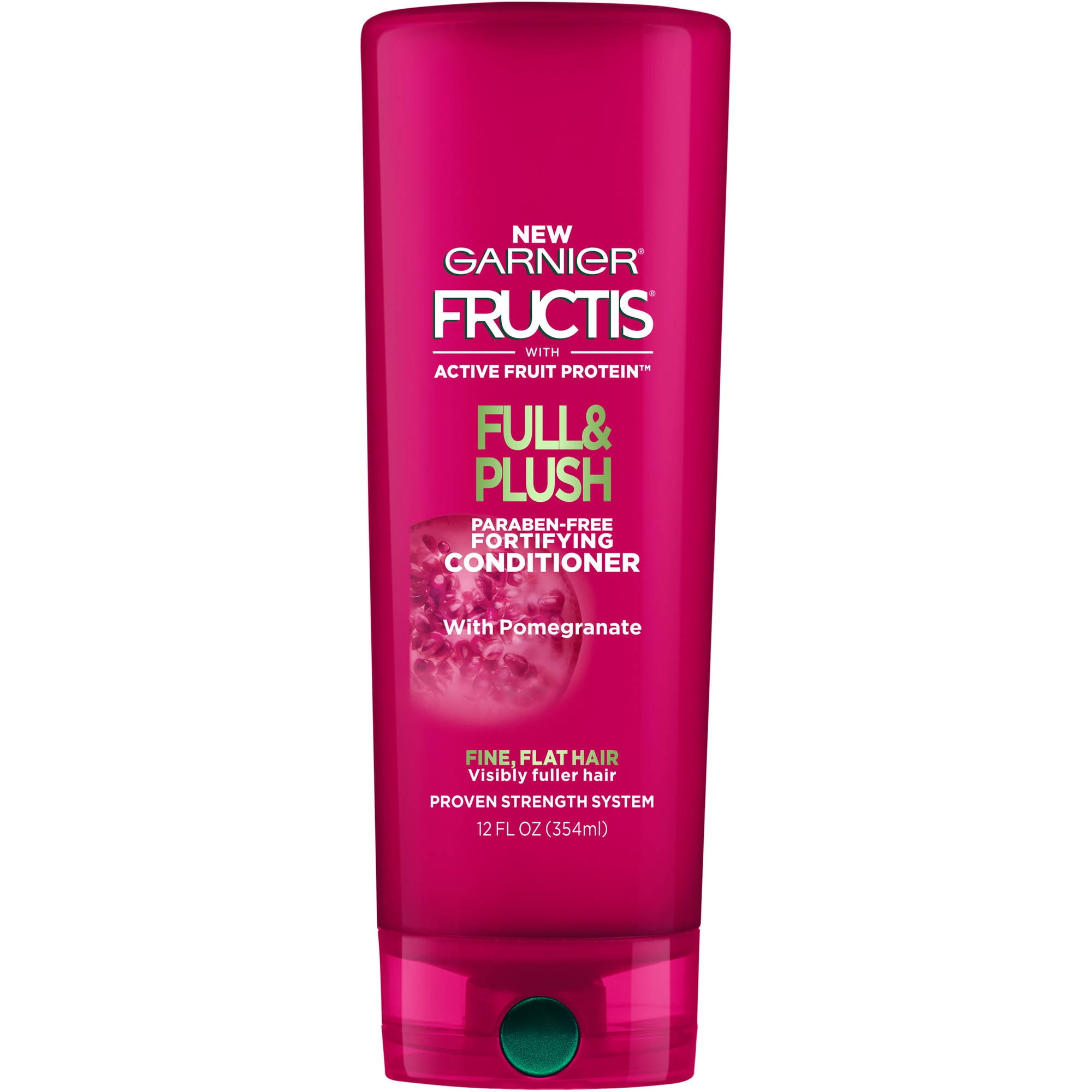 Garnier Fructis Full & Plush Fortifying Conditioner, Pomegranate, 12 fl ...
