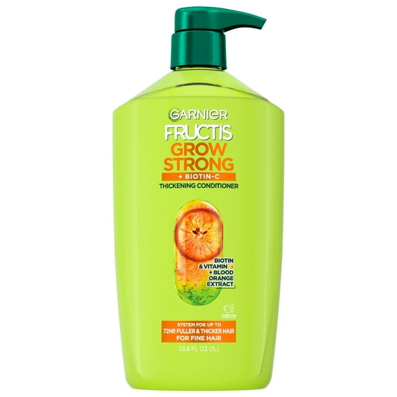 Garnier Fructis Grow Strong Thickening Conditioner with Biotin, Leave ...