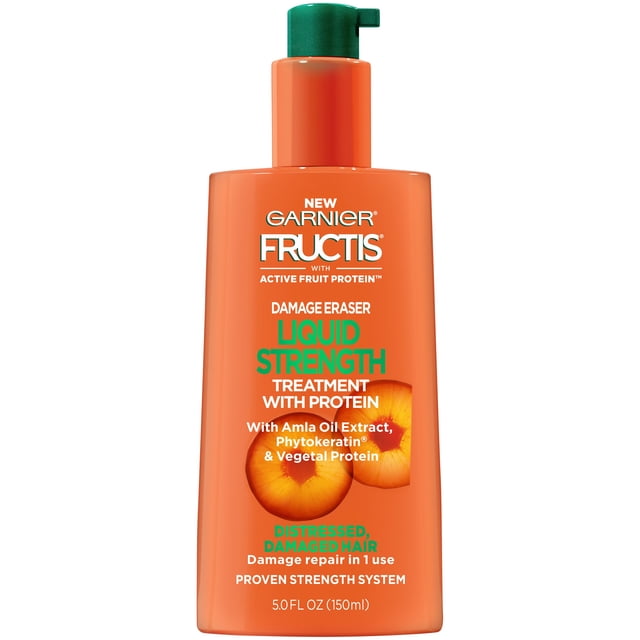 Garnier Fructis Damage Eraser, Strong Hair Leave-In Protein Treatment ...