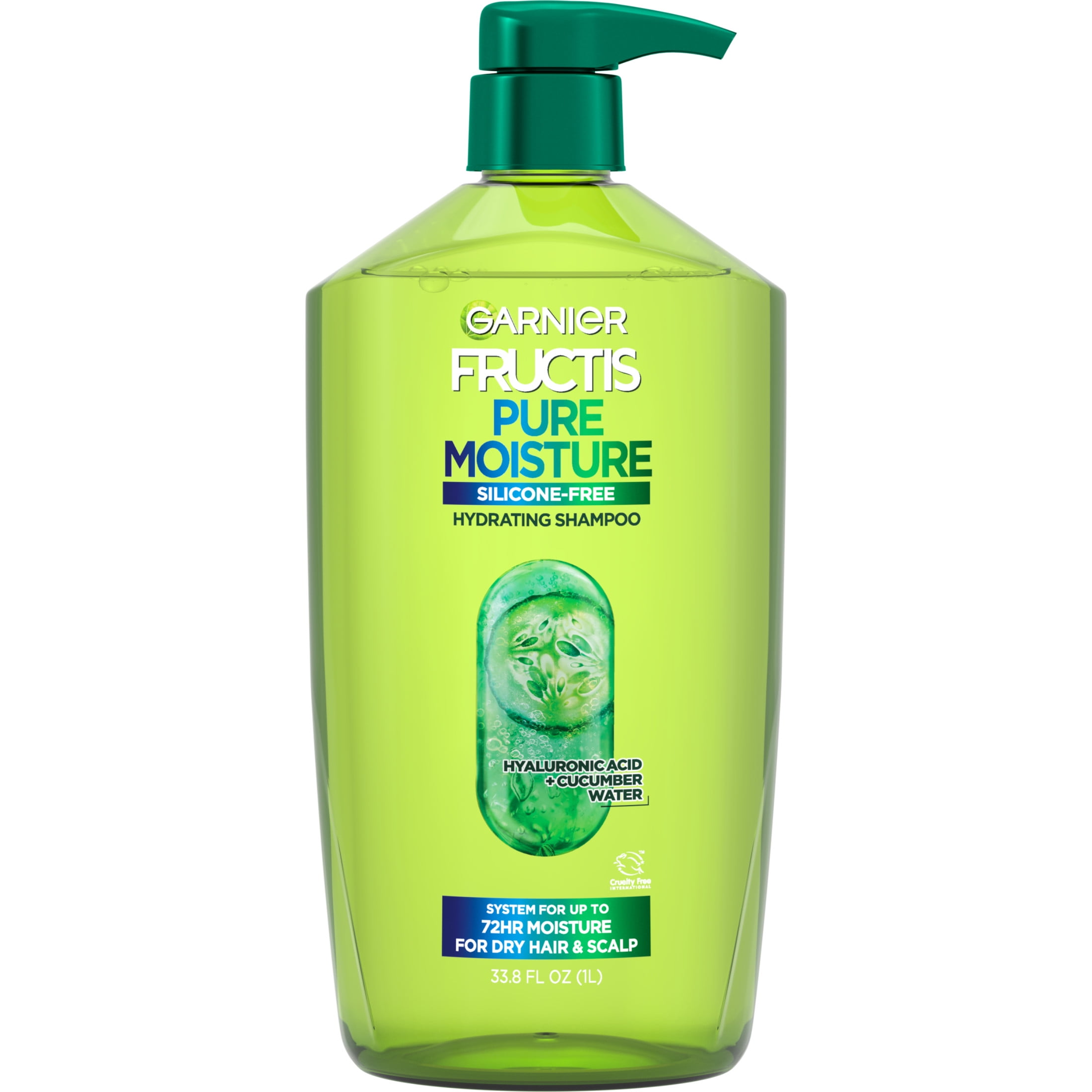 Garnier Fructis Pure Moisture Hydrating Shampoo with Hyaluronic Acid ...