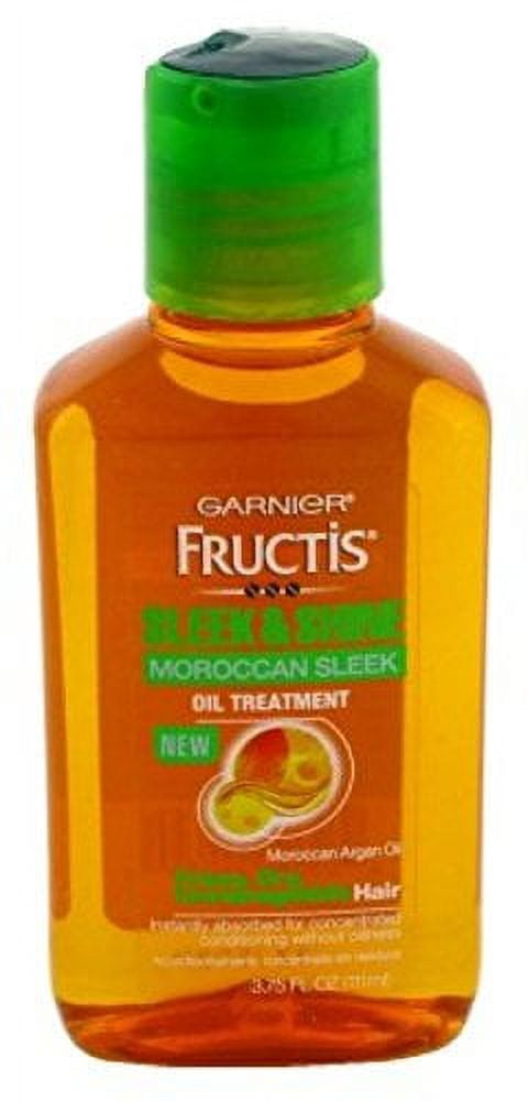 Garnier Fructis Sleek & Shine Moroccan Sleek Oil Treatment, Frizzy, Dry ...