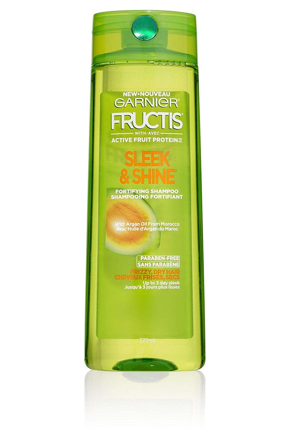 Garnier Fructis Sleek & Shine Shampoo, Frizzy & Dry Hair, 12.5 fl oz ...