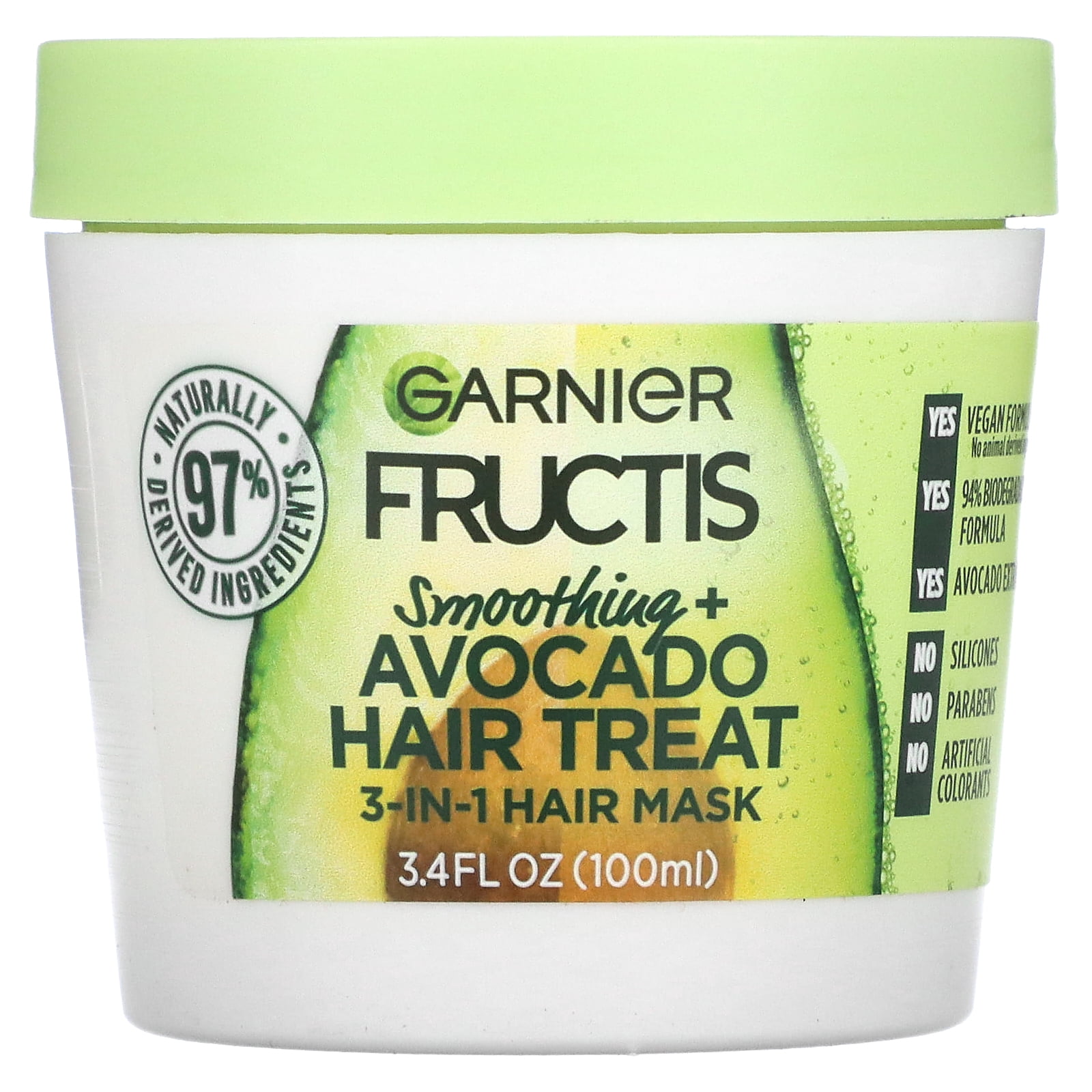 Brandclub - Garnier, Fructis, Smoothing + Avocado Hair Treatment, 3-In ...