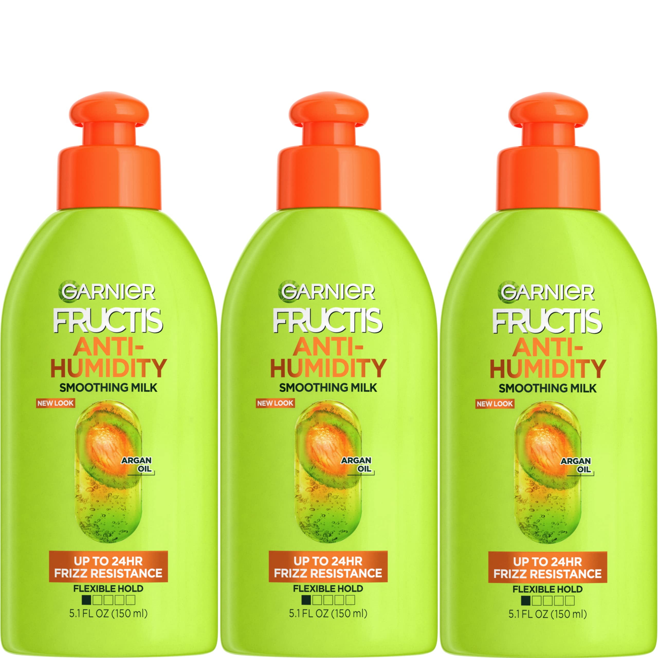 Garnier Fructis Style Anti-Humidity Smoothing Milk for Frizz Resistance ...