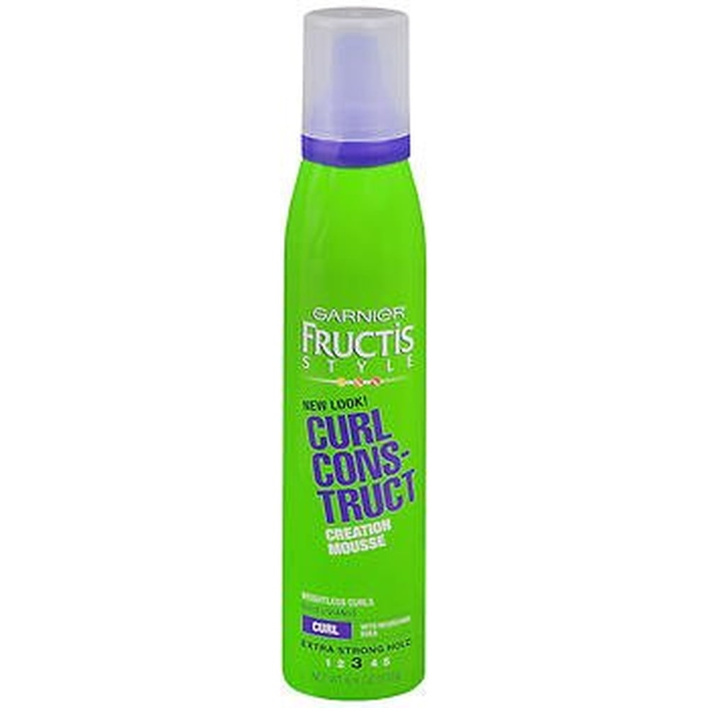 Garnier Fructis Style Curl Construct Creation Mousse, Curly Hair, 6.8 ...