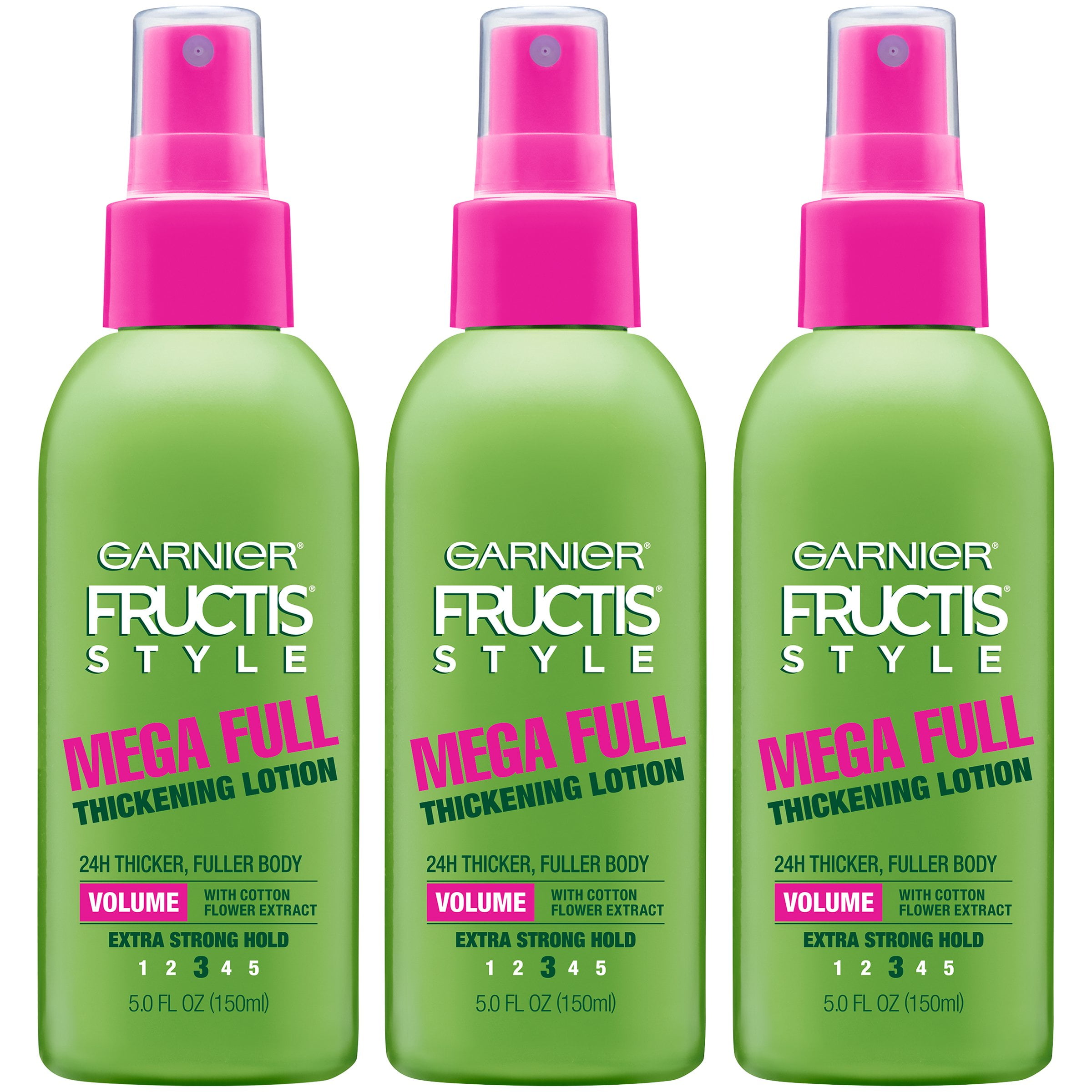 Garnier Fructis Style Mega Full Thickening Lotion, 5.0 Oz, 3 Count ...