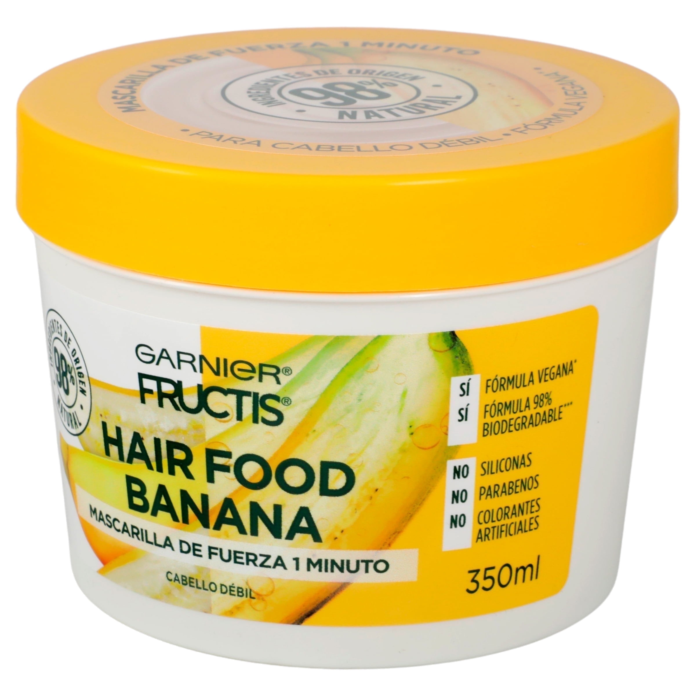 Garnier Fructis Weak Hair Mask with Banana, 350 mL Bottle - Walmart.com