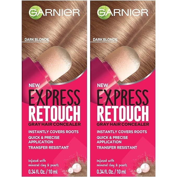 Garnier Hair Color Express retouch gray hair concealer, instant gray ...