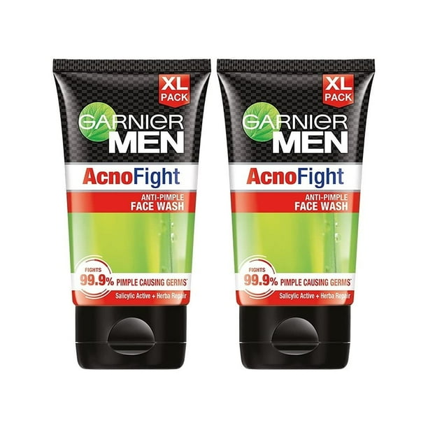 Garnier Men, Anti-Pimple Face Wash, Repairs Skin & Balances 150g (Pack ...
