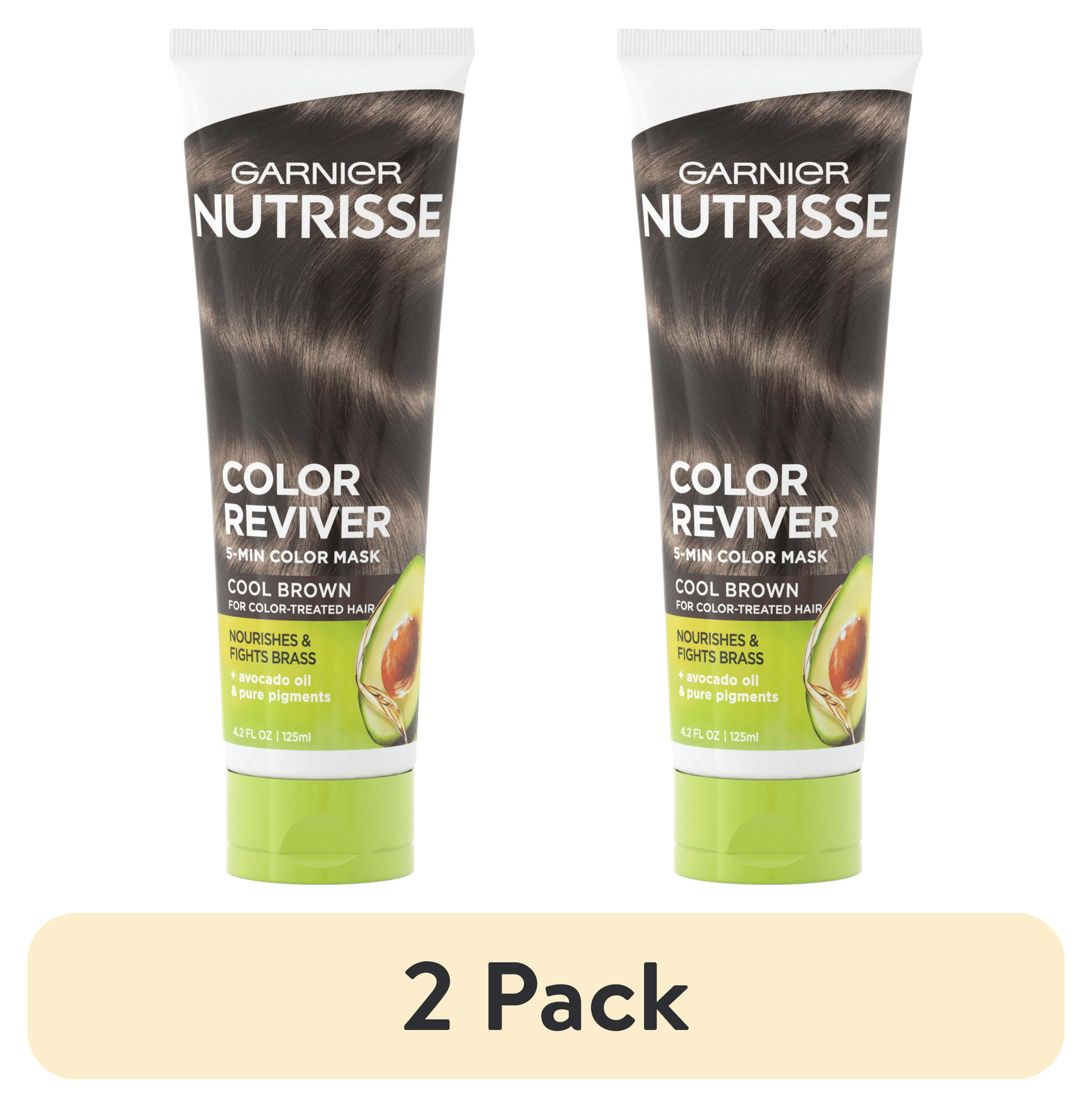 (2 pack) Garnier Nutrisse Color Reviver 5 Min Color Mask with Avocado ...