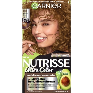 Garnier Nutrisse Nourishing Hair Color Creme, 80 Medium Natural Blonde ...