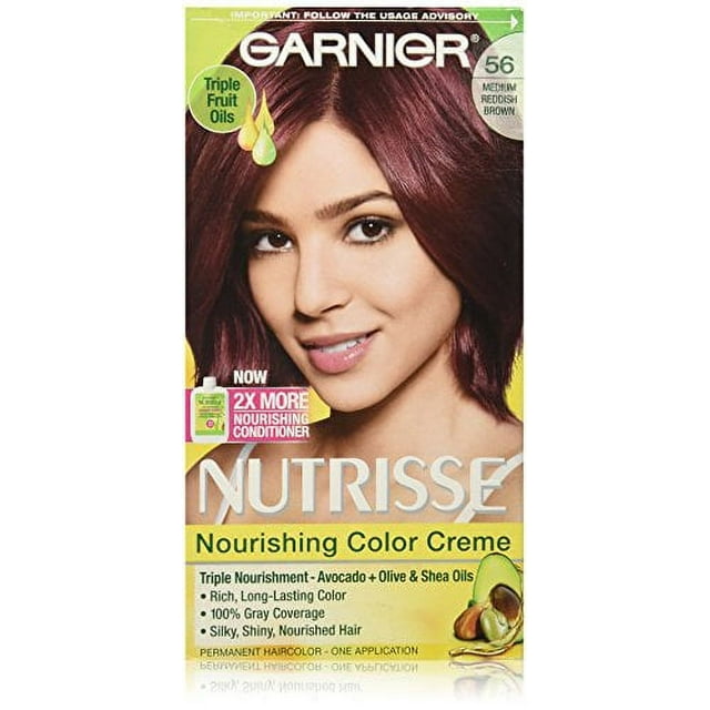 Garnier Nutrisse Nourishing Hair Color Creme 56 Sangria Medium Reddish ...