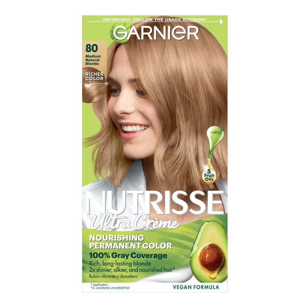 Garnier Nutrisse Nourishing Permanent Hair Color 93 Light Golden Blonde ...