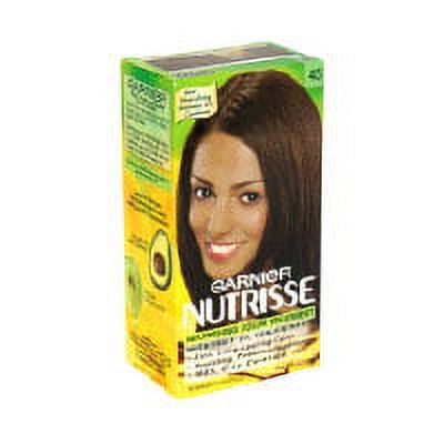 Garnier Nutrisse Permanent Cream Haircolor #535 Dark Mahogany Brown, 1 ...