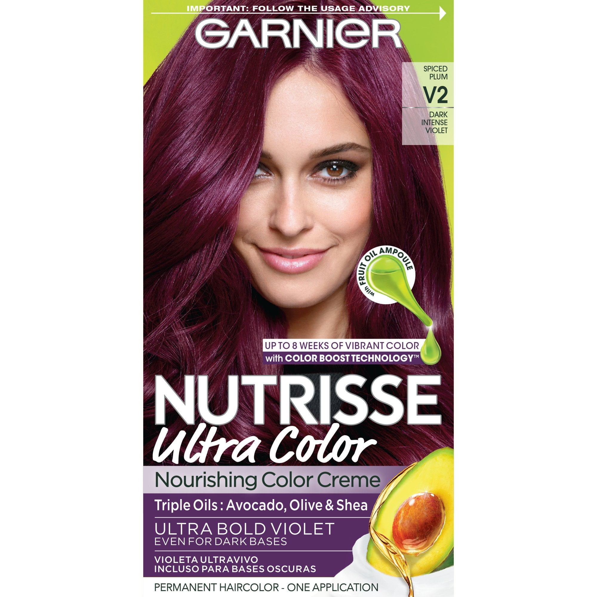 Garnier Nutrisse Ultra Color Nourishing Bold Permanent Hair Color Creme ...