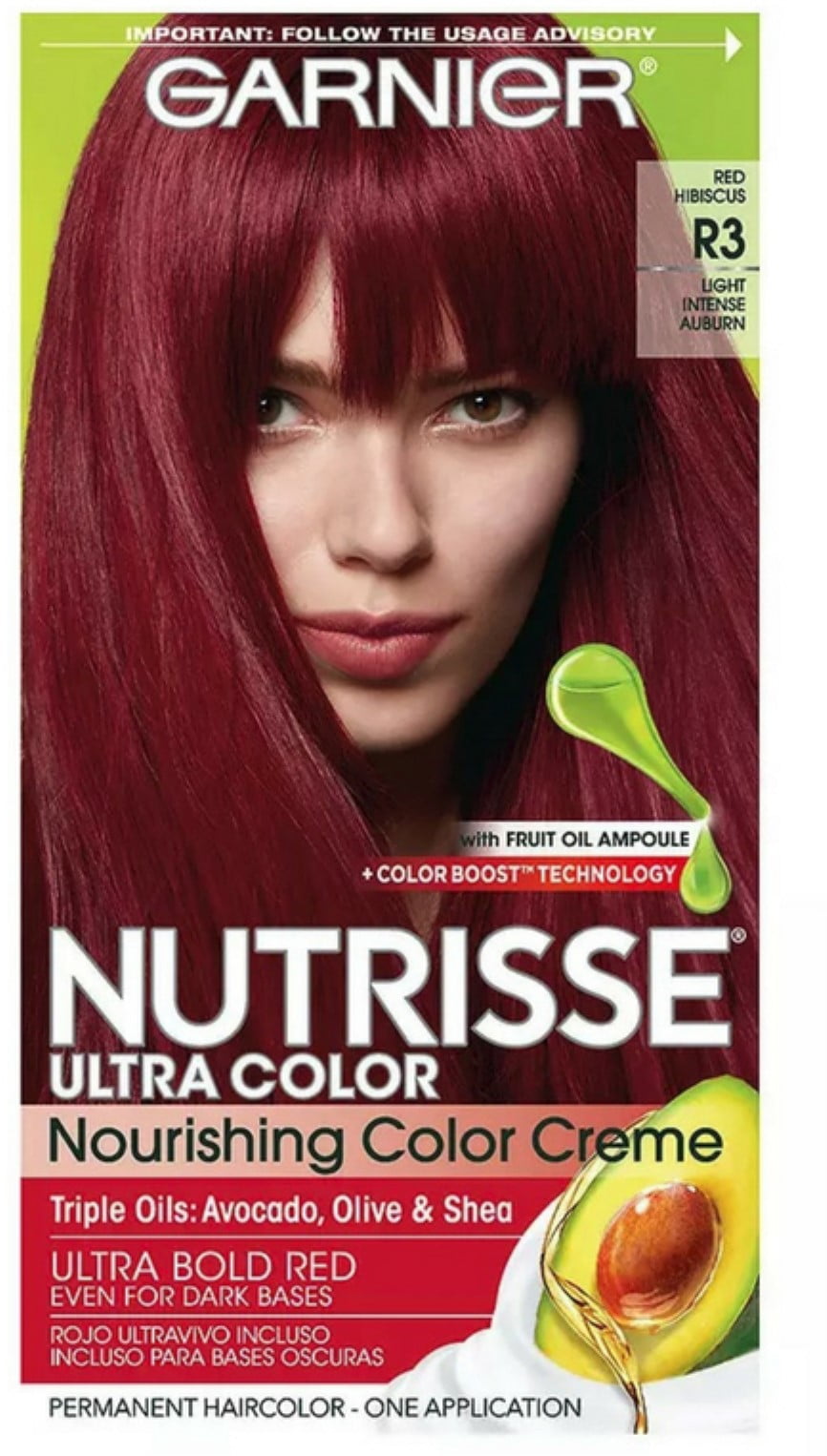 Garnier Nutrisse Ultra Color [R3] Light Intense Auburn 1 Each - (Pack ...