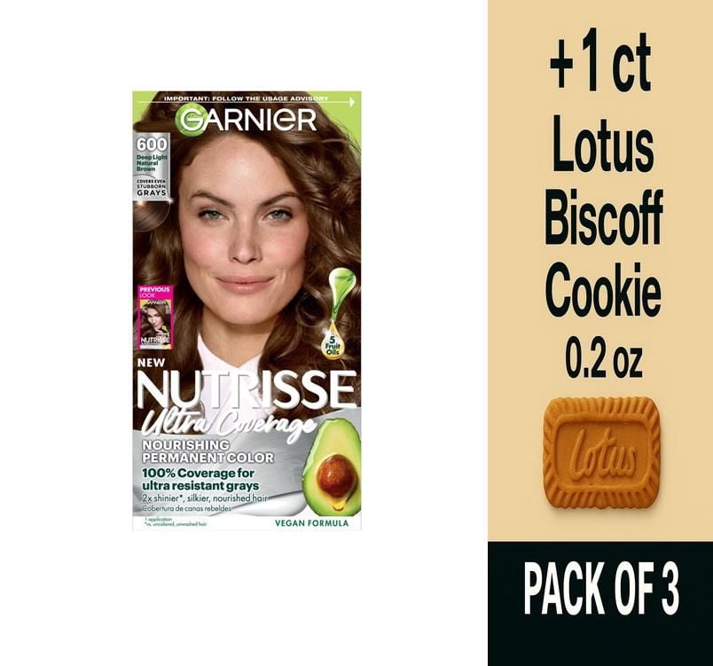 Garnier Nutrisse Ultra Coverage Nourishing Permanent Hair Color 600 ...