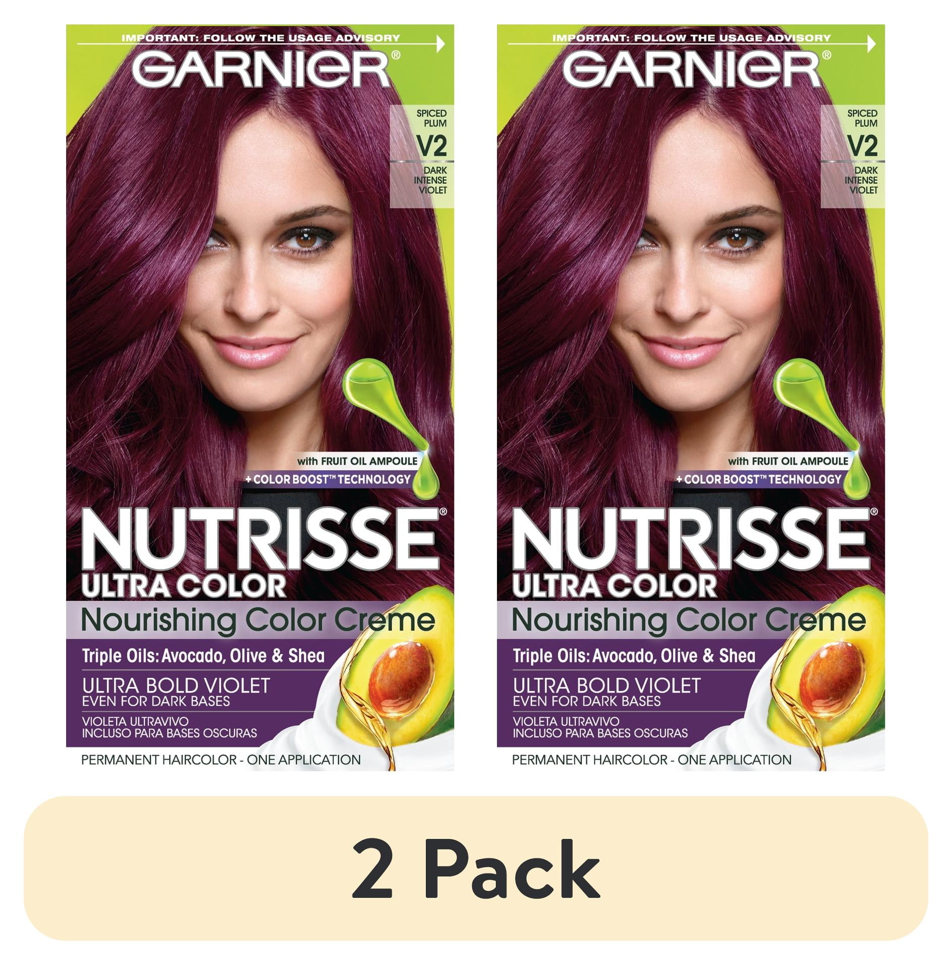 (2 pack) Garnier Nutrisse Ultra Nourishing Unisex Hair Color Highlights ...