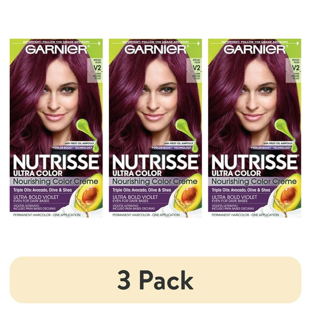(3 pack) Garnier Nutrisse Ultra Nourishing Unisex Hair Color Highlights ...