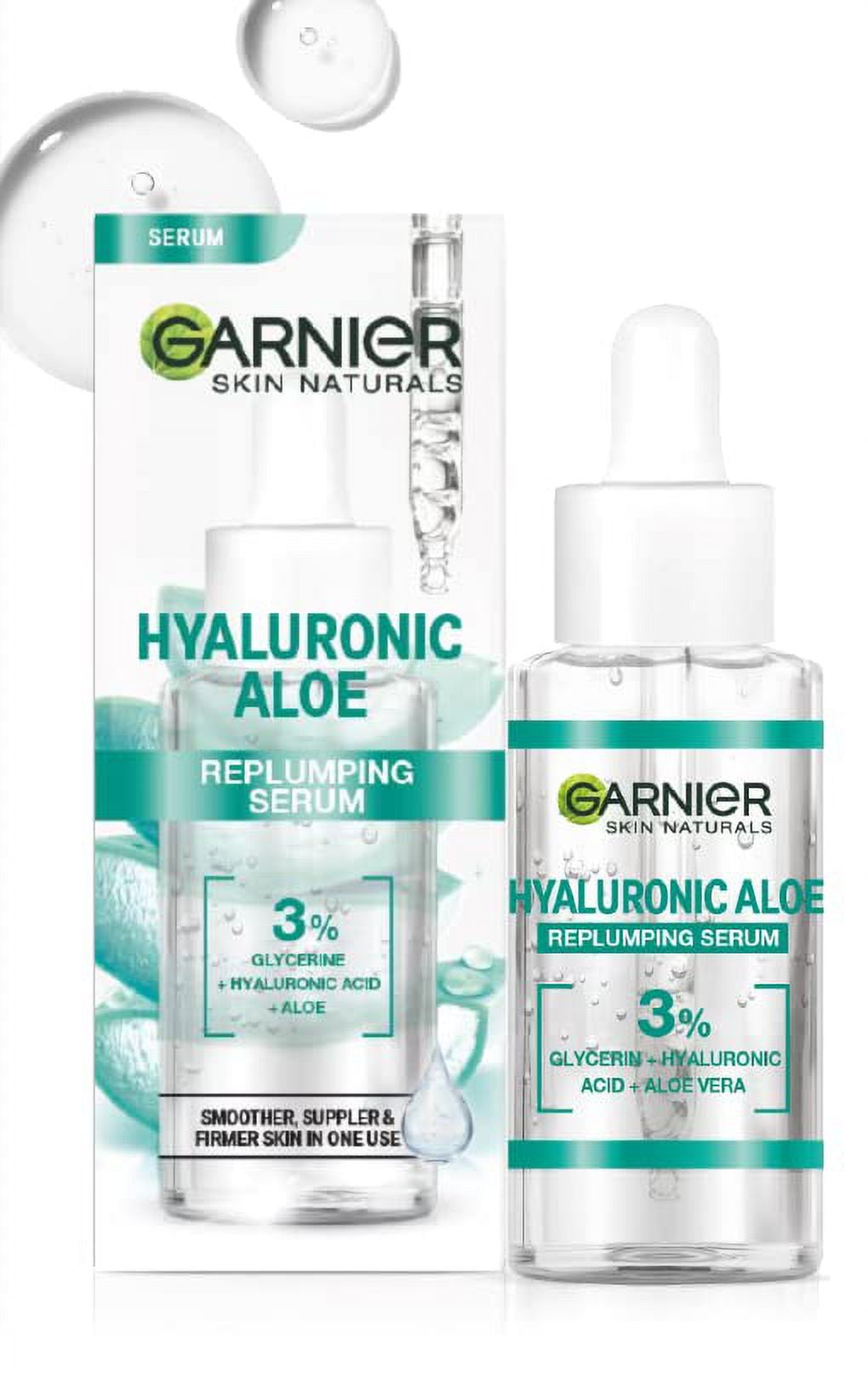 Garnier Skin Naturals Hyaluronic Aloe Replumping Super Serum, 30Ml ...