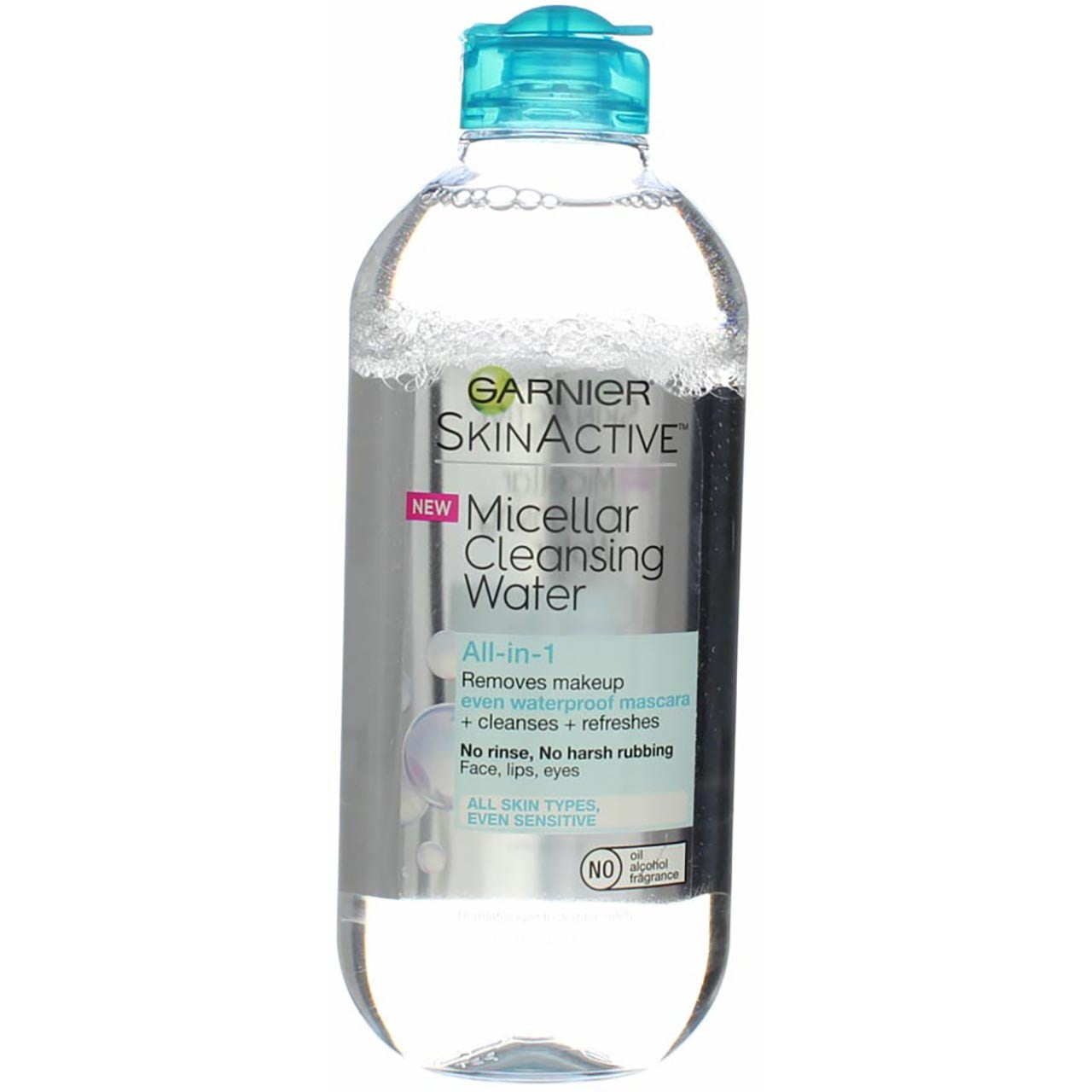Garnier SkinActive Micellar All-in-1 Waterproof Cleansing Water, 13.5 ...