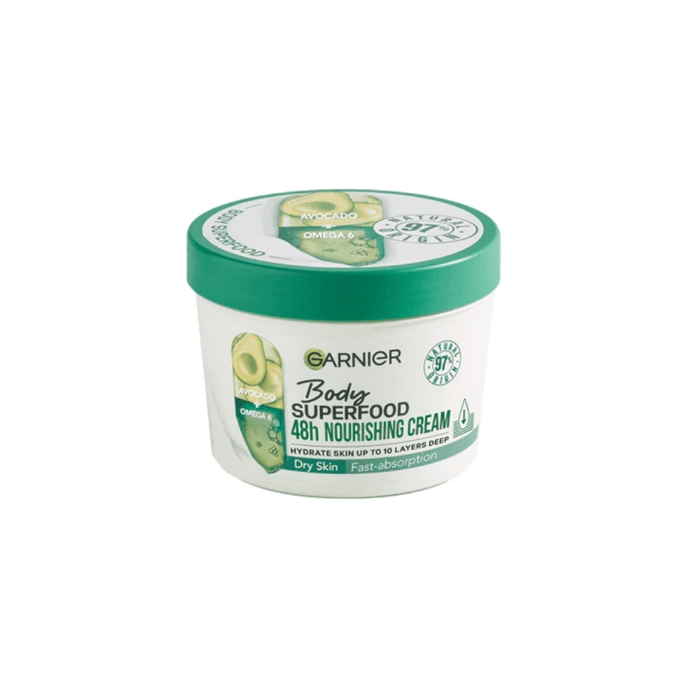 Garnier Superfood Avocado & Omega 6 Superfood Nourishing Body Cream ...
