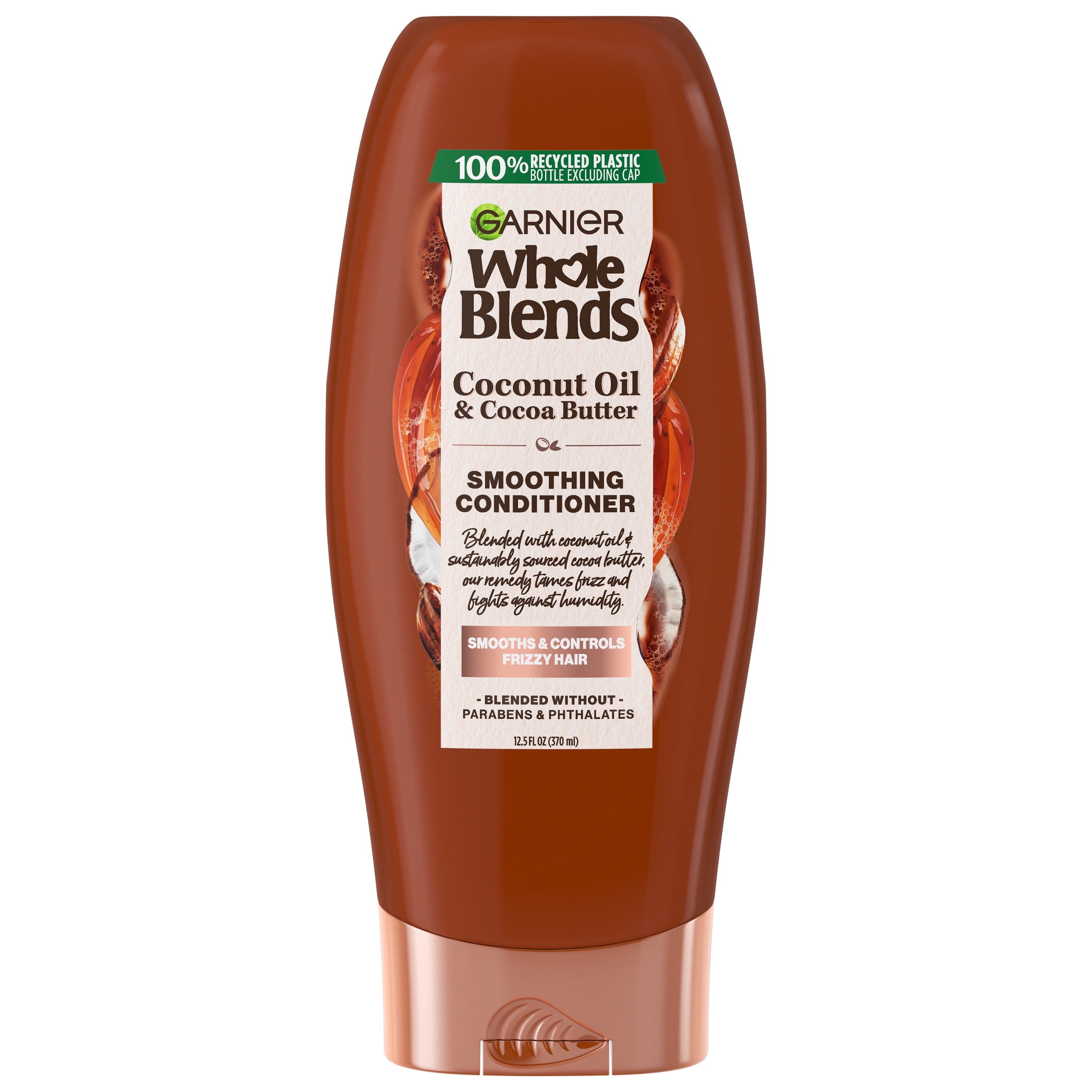 Garnier Whole Blends Smoothing Frizz Control Conditioner with Coconut ...
