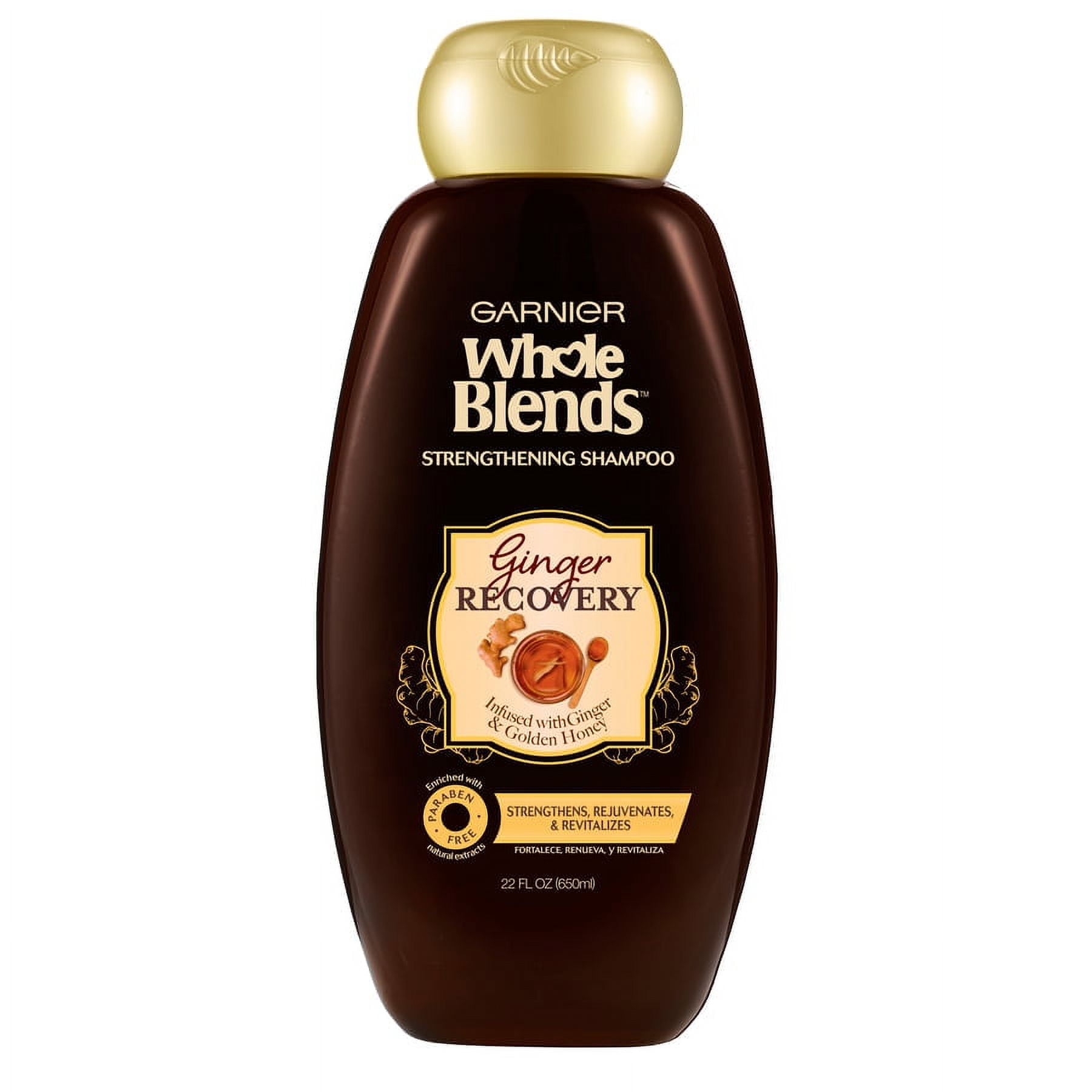 Garnier Whole Blends Ginger Recovery Strengthening Shampoo, 22 fl oz ...