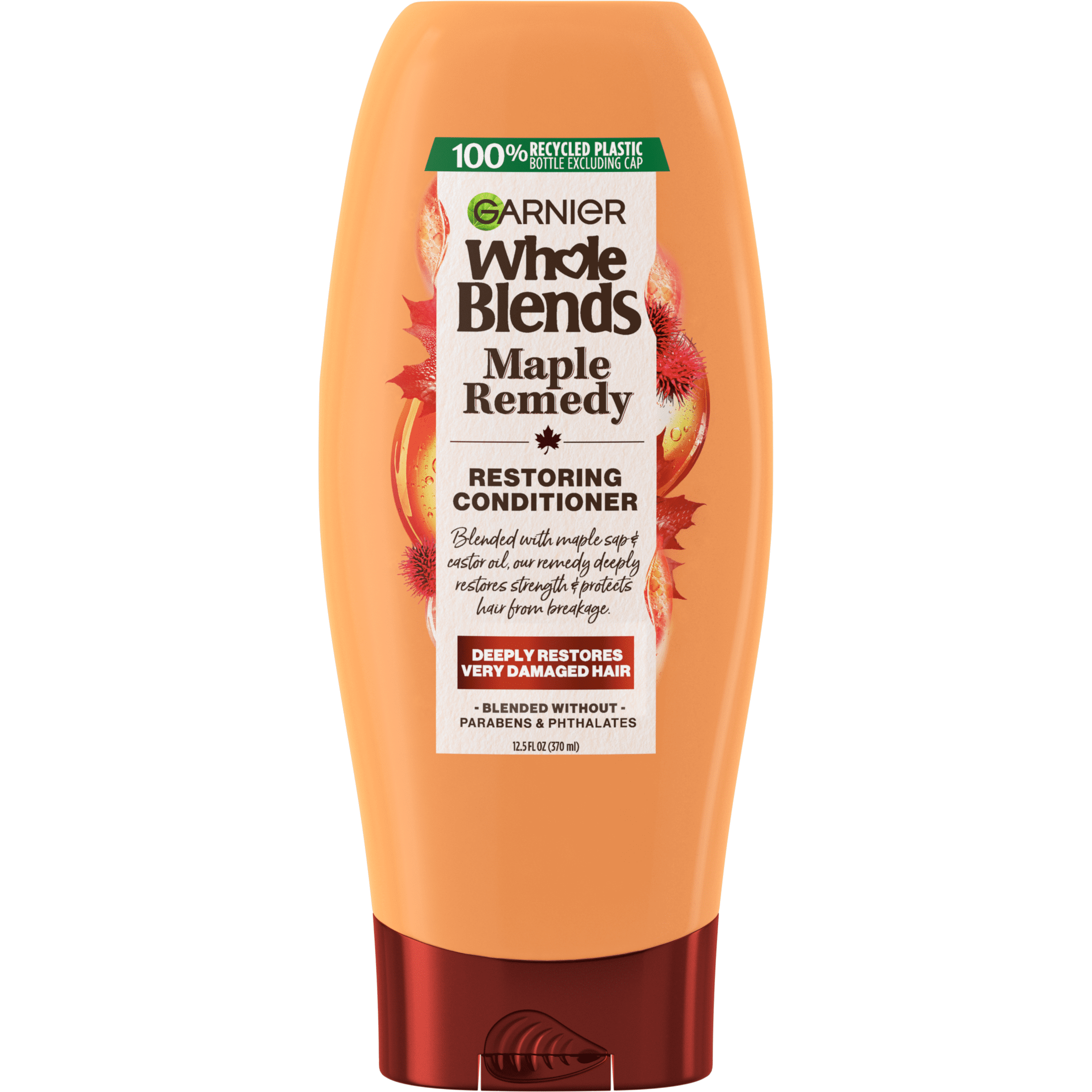 Garnier Whole Blends Restoring Repairing Conditioner Maple Remedy, All Hair Types, 12.5 fl. oz ...