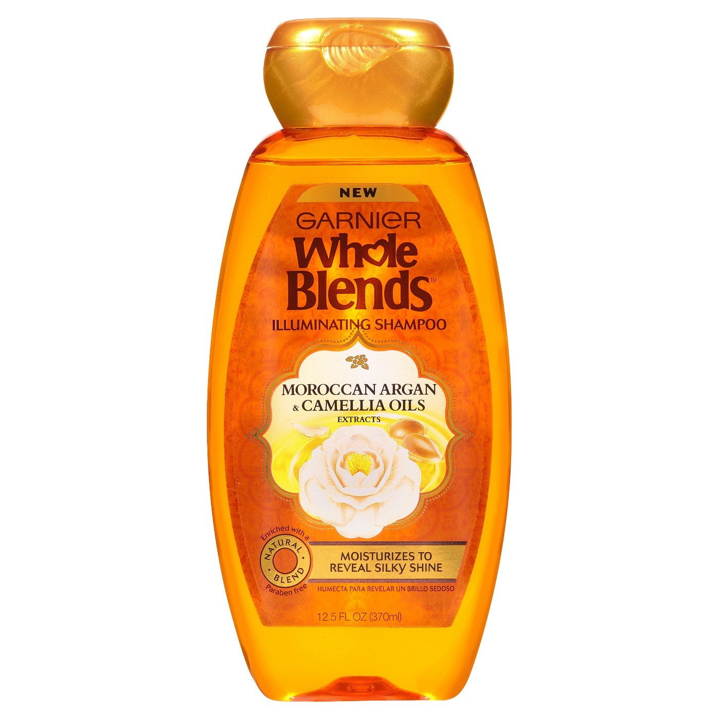 Garnier Whole Blends Shampoo Moroccan Argan Camellia 12.5 Ounce (370Ml) (2 Pack) - Walmart.com