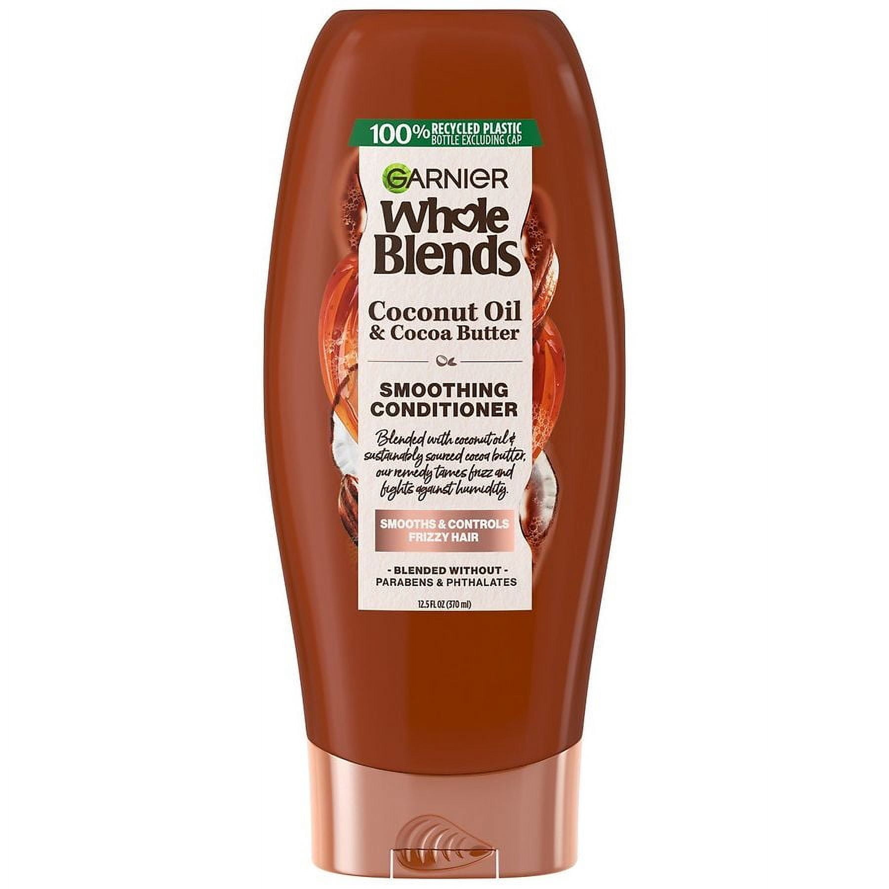 Garnier Whole Blends Smoothing Conditioner Coconut Oil & Cocoa Butter ...