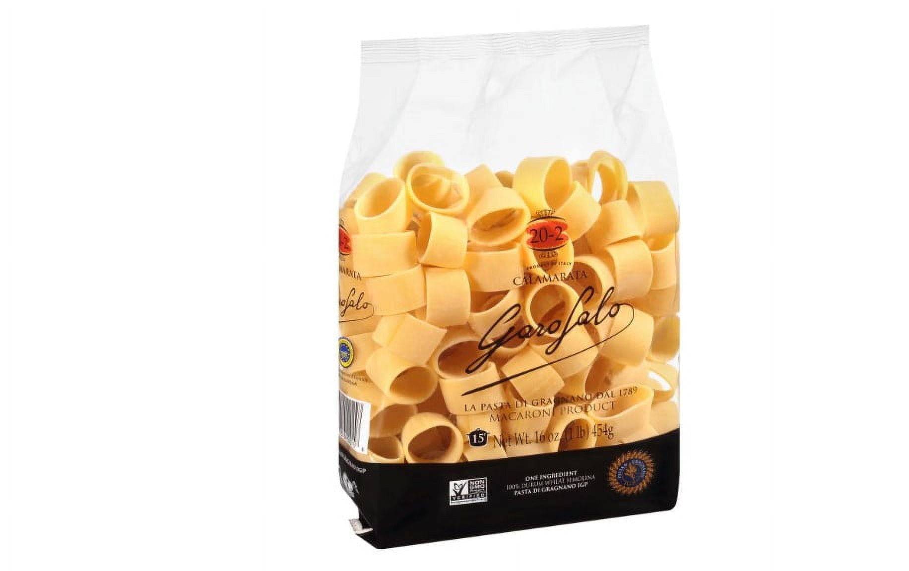 Garofalo No.20-2 Calamarata Semolina Pasta, 16 oz (Pack of 6) - Walmart.com