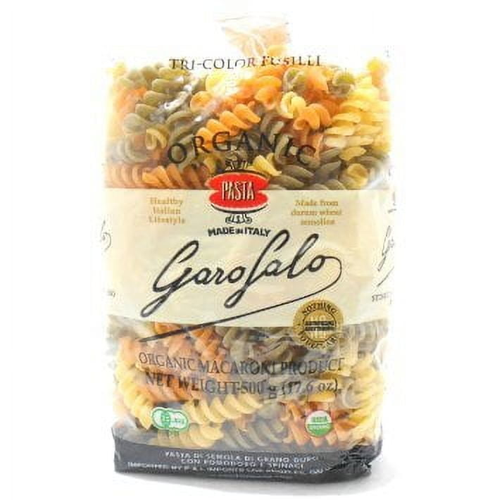 Garofalo Organic Pasta 17.6 Oz (Tri-color Fusilli) - Walmart.com