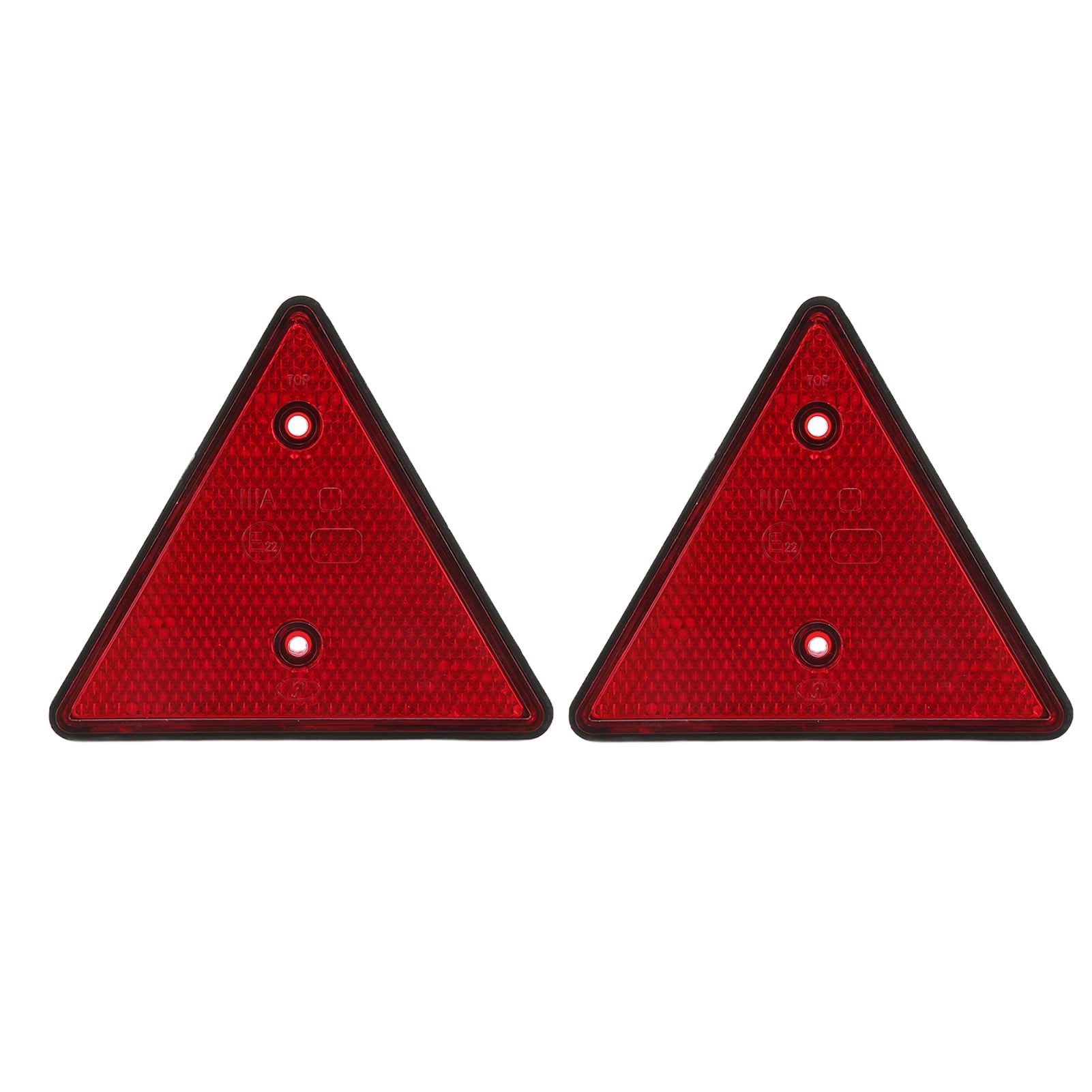 Garosa 2Pcs Truck Red Reflector, Waterproof Reflector with Double Hole ...