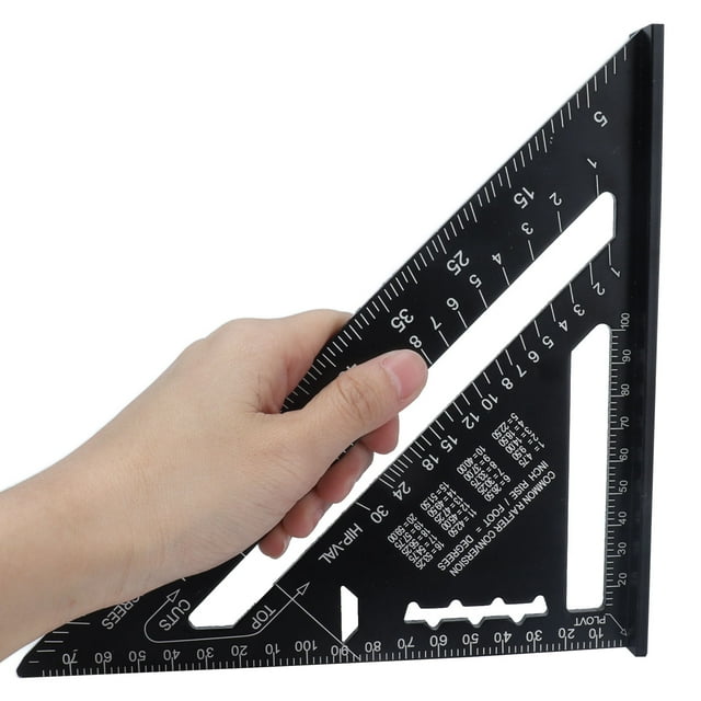 Aluminium Ruler,Metal Square, Ruler 7in Carpenter Square Aluminum ...