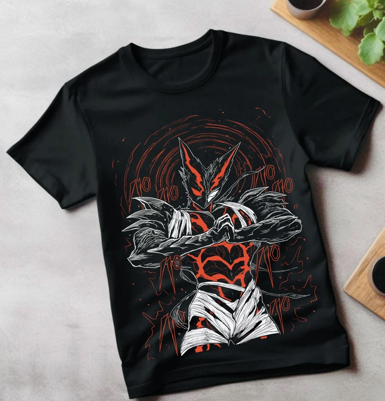 Garou T-shirt One Punch Shonen King Horror Anime Manga Gift black shirt ...
