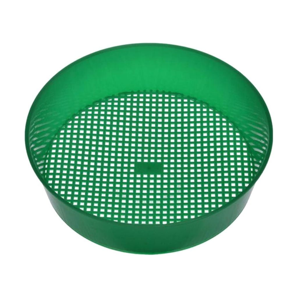 Garoy 1 Pack Rock Garden Sieve Soil Sifter,Round Plastic Gardening Soil ...