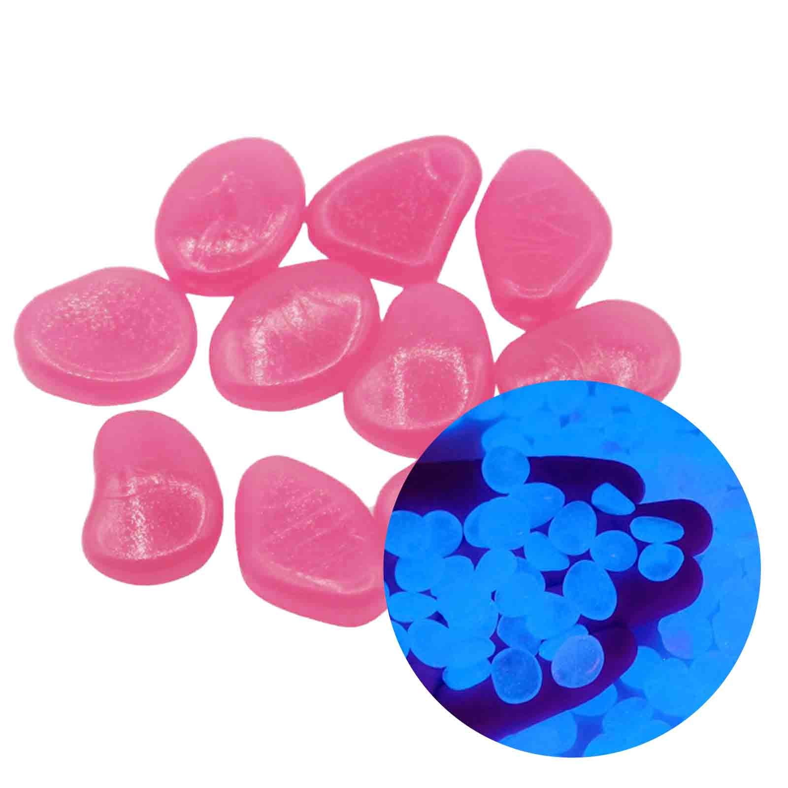 Garoy Glow in The Dark Garden Pebbles Stones Rocks for Yard and ...
