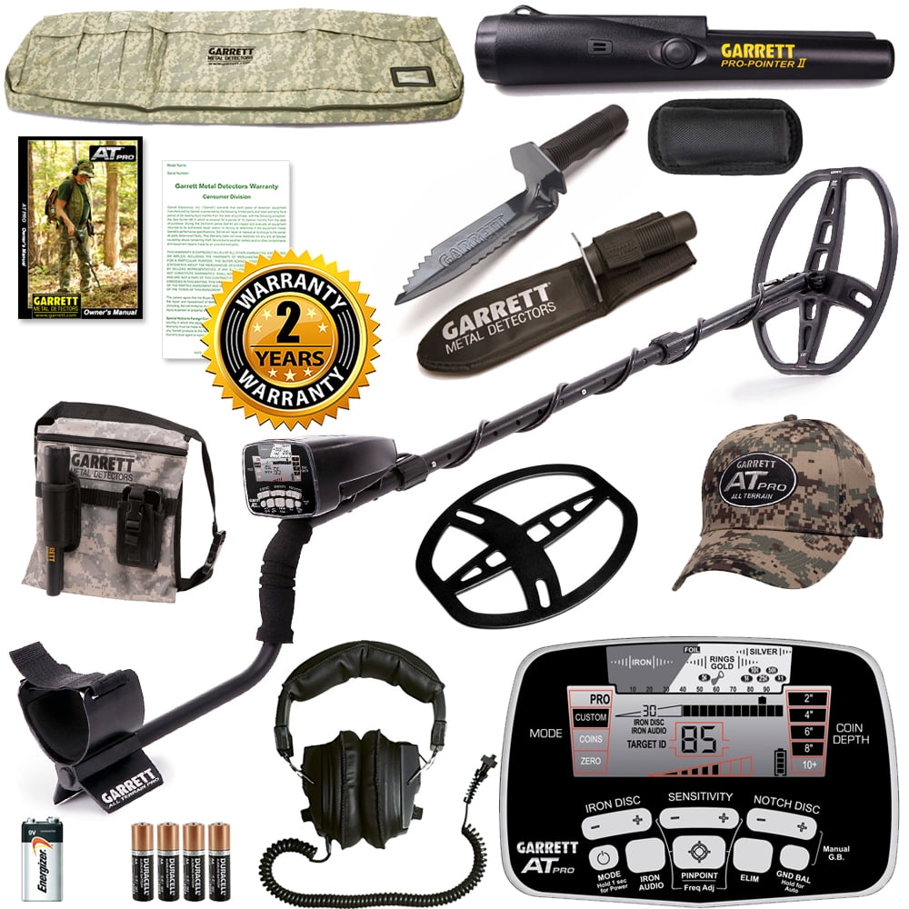 Garrett AT Pro Metal Detector Diggers Special with Pro Pointer II ...