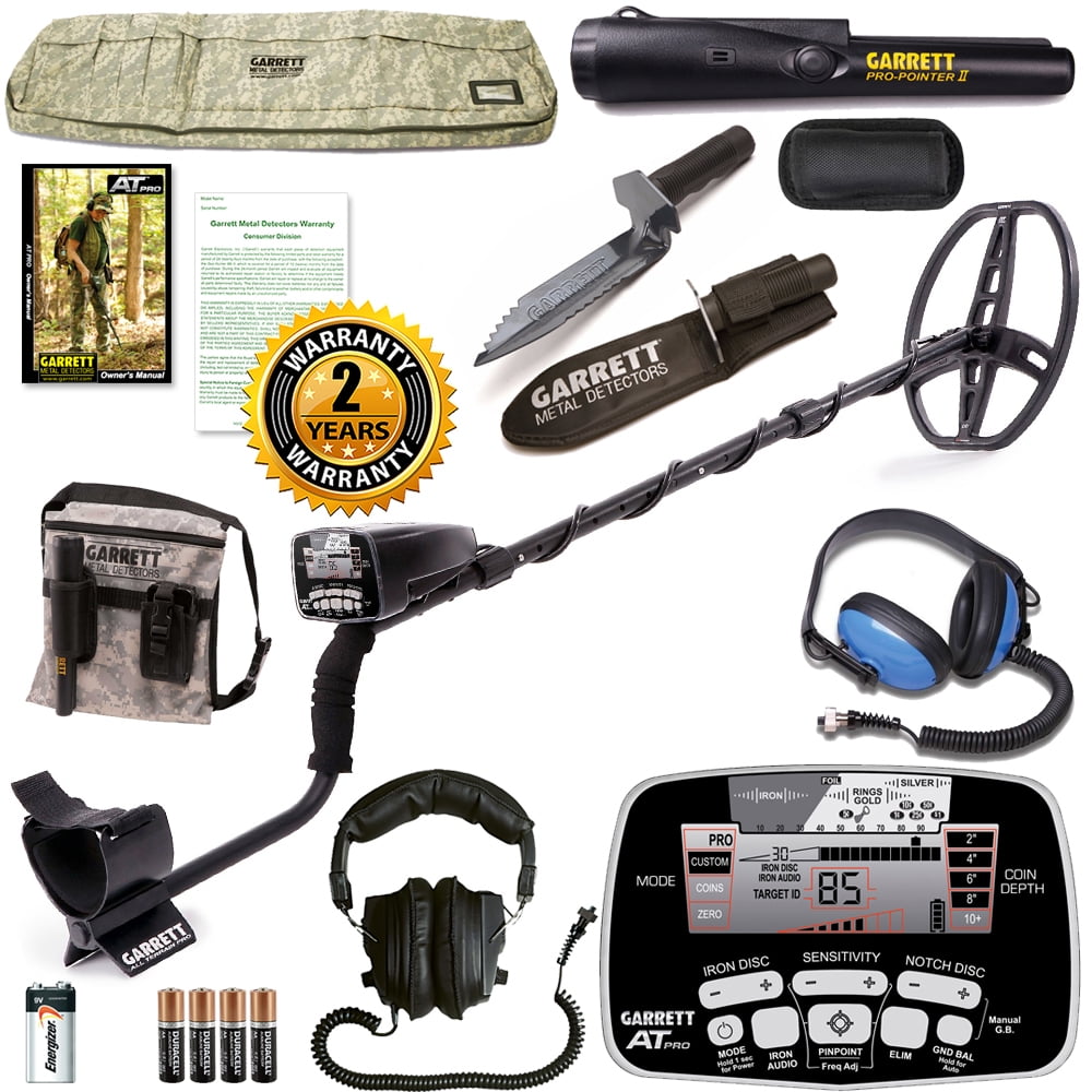 Garrett AT Pro with ProPointer II, Submersible Headphones and More ...